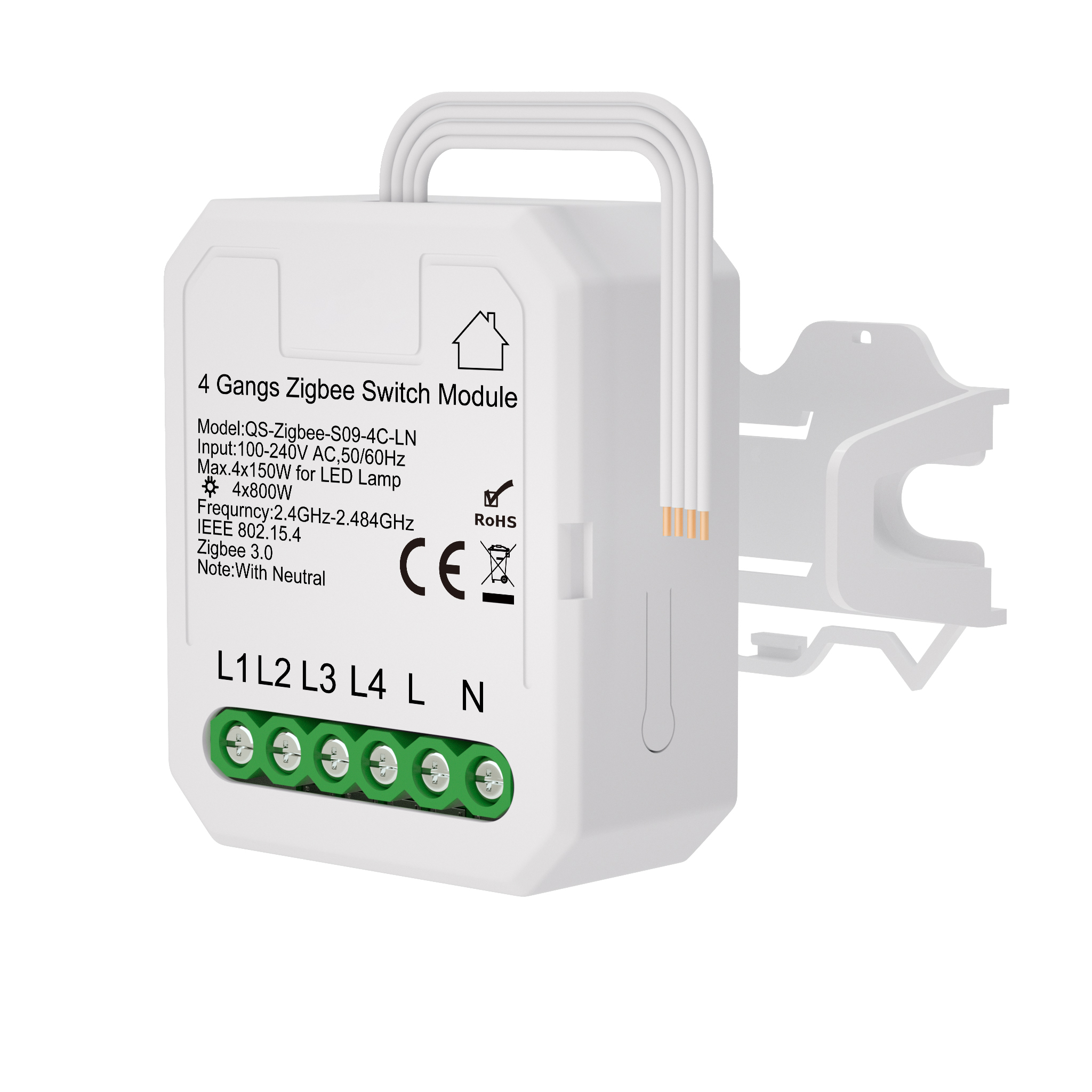 Switch Module 4 Gang S-S09-3C - INT SEER